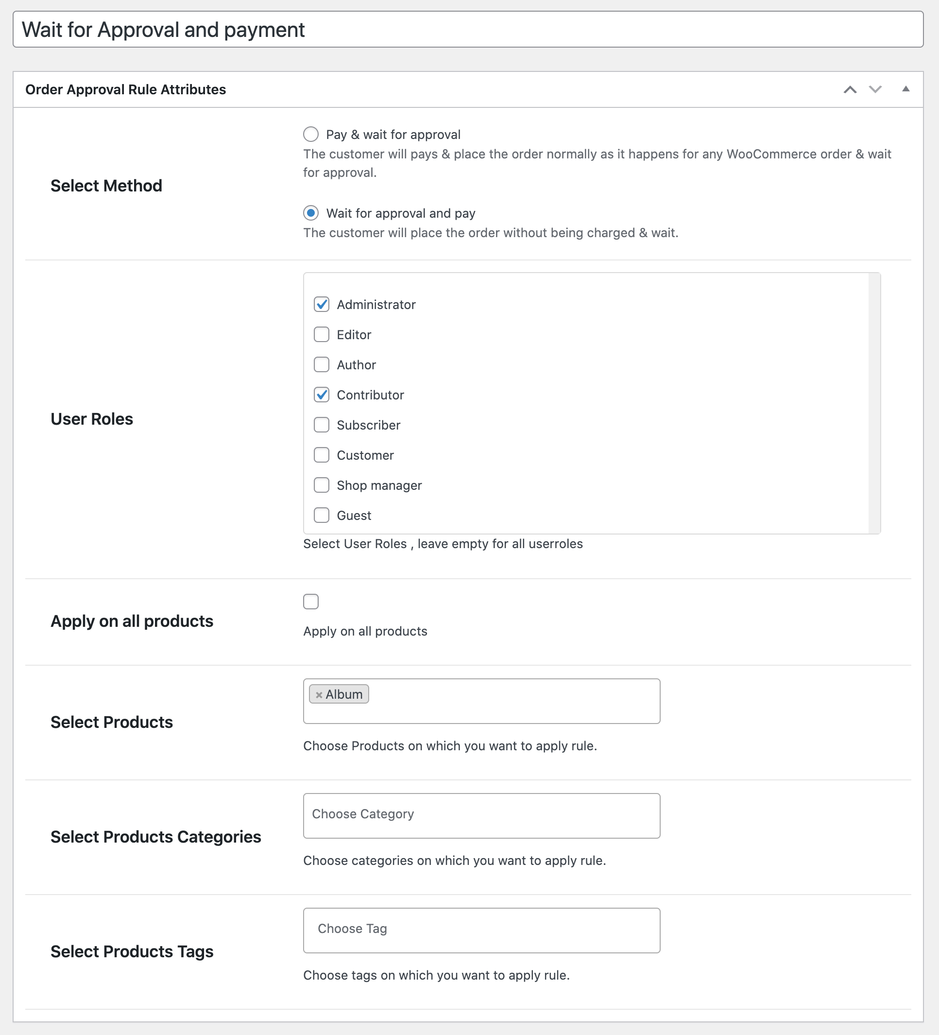 Order Approval for WooCommerce - WooCommerce Marketplace