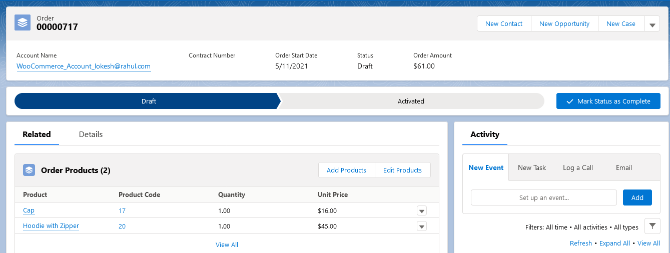 Salesforce Integration for WooCommerce | WP Swings