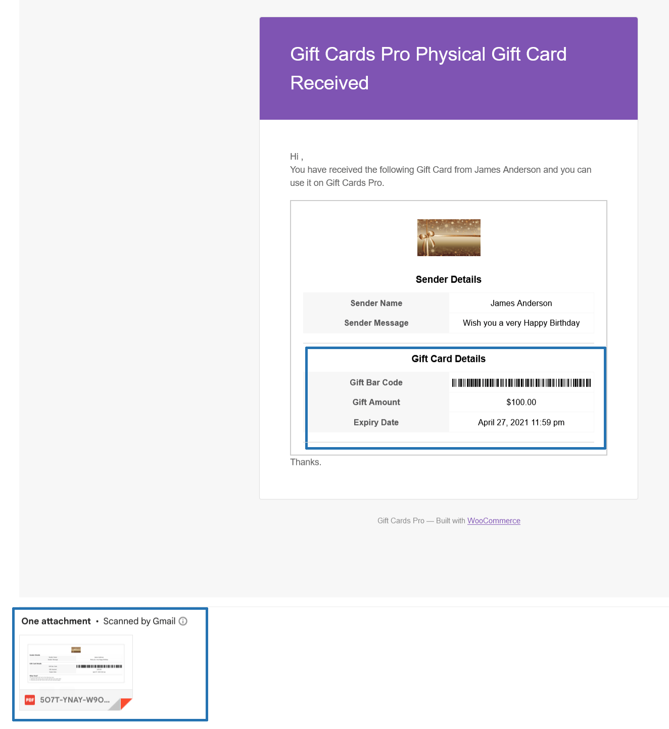 Gift Cards Pro for WooCommerce – Virtual Gift Cards, Physical Gift ...