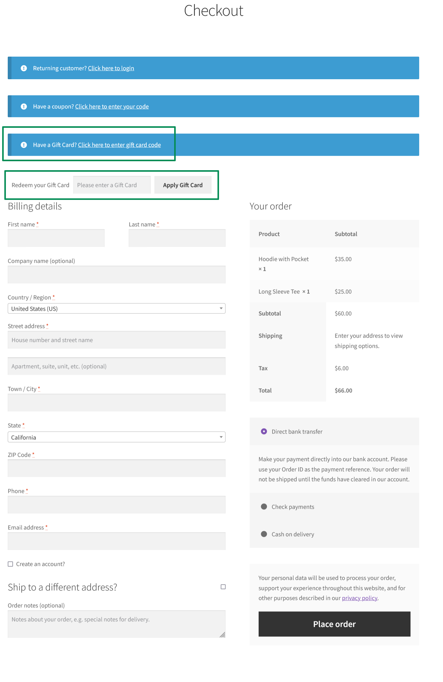 Gift Cards Pro for WooCommerce – Virtual Gift Cards, Physical Gift ...