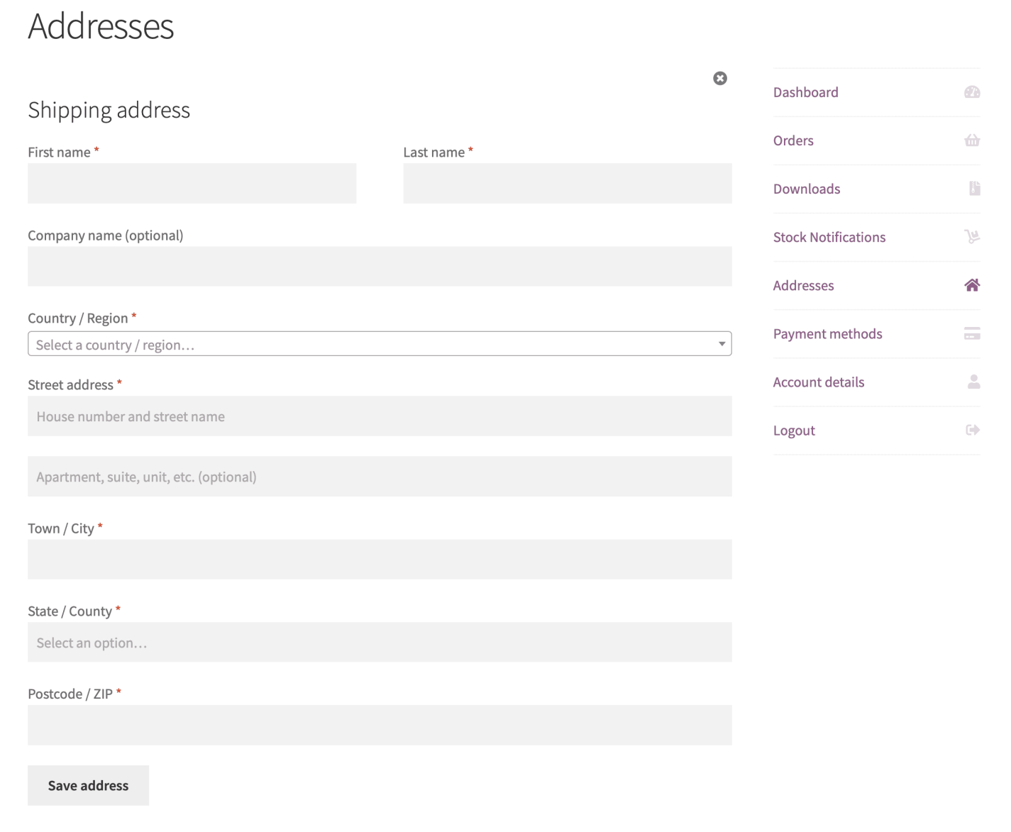 Shipping Multiple Addresses Documentation - WooCommerce