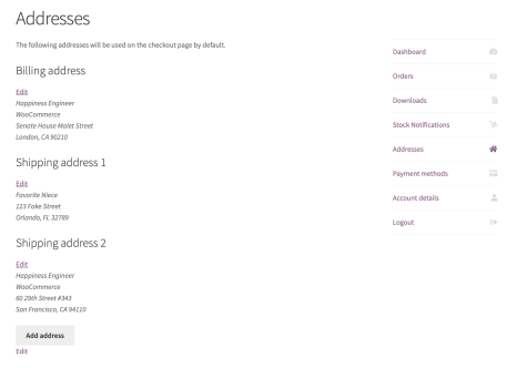 Shipping Multiple Addresses Documentation - WooCommerce