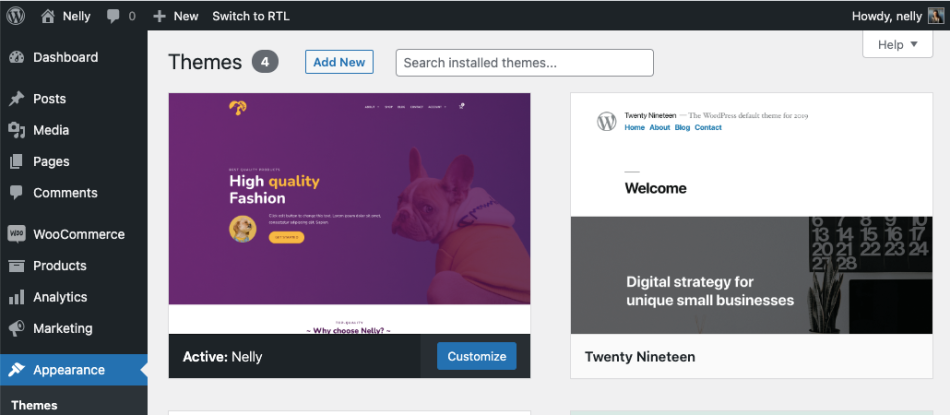 Nelly Theme Documentation - WooCommerce
