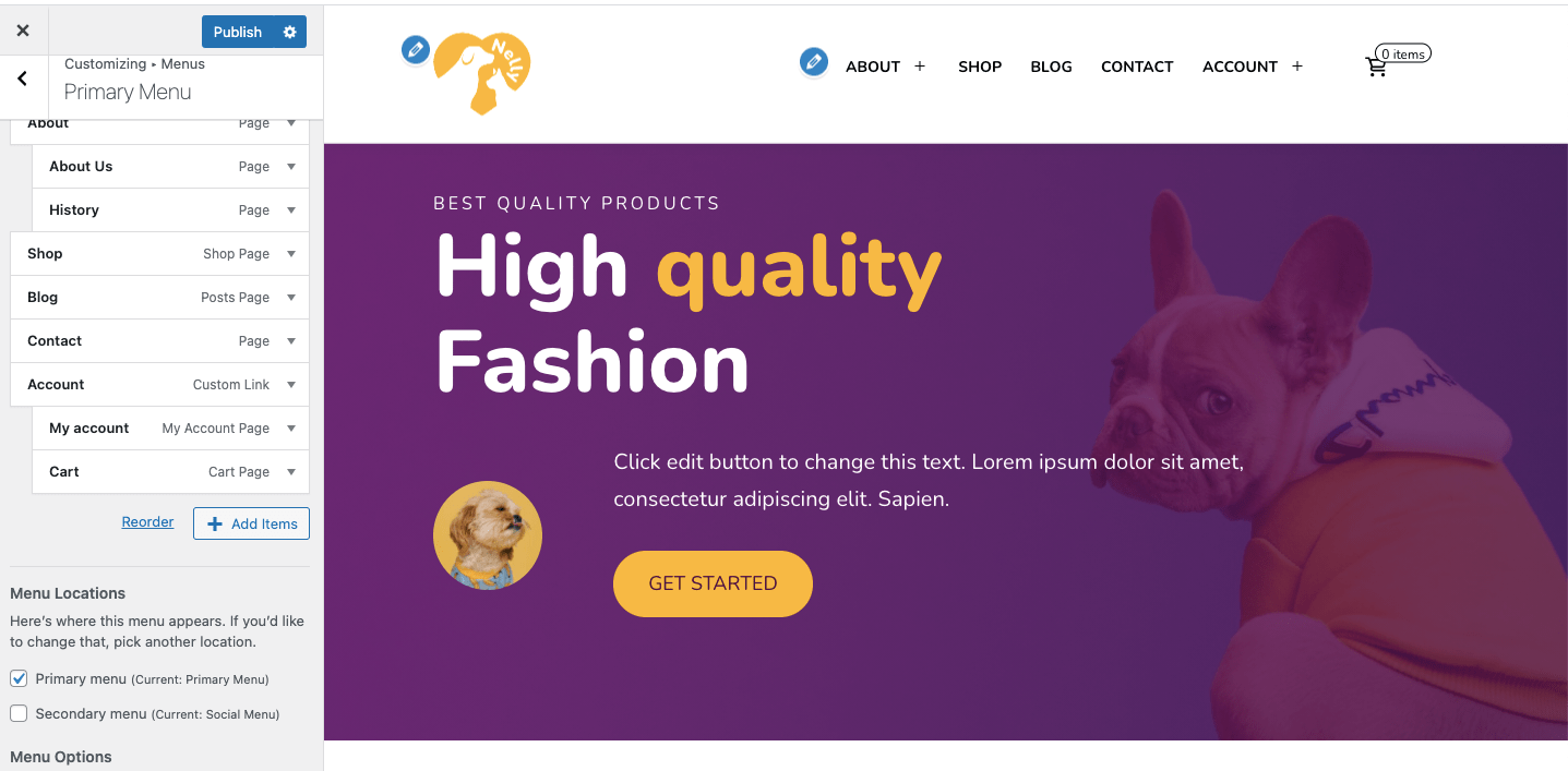 Nelly Theme Documentation - WooCommerce