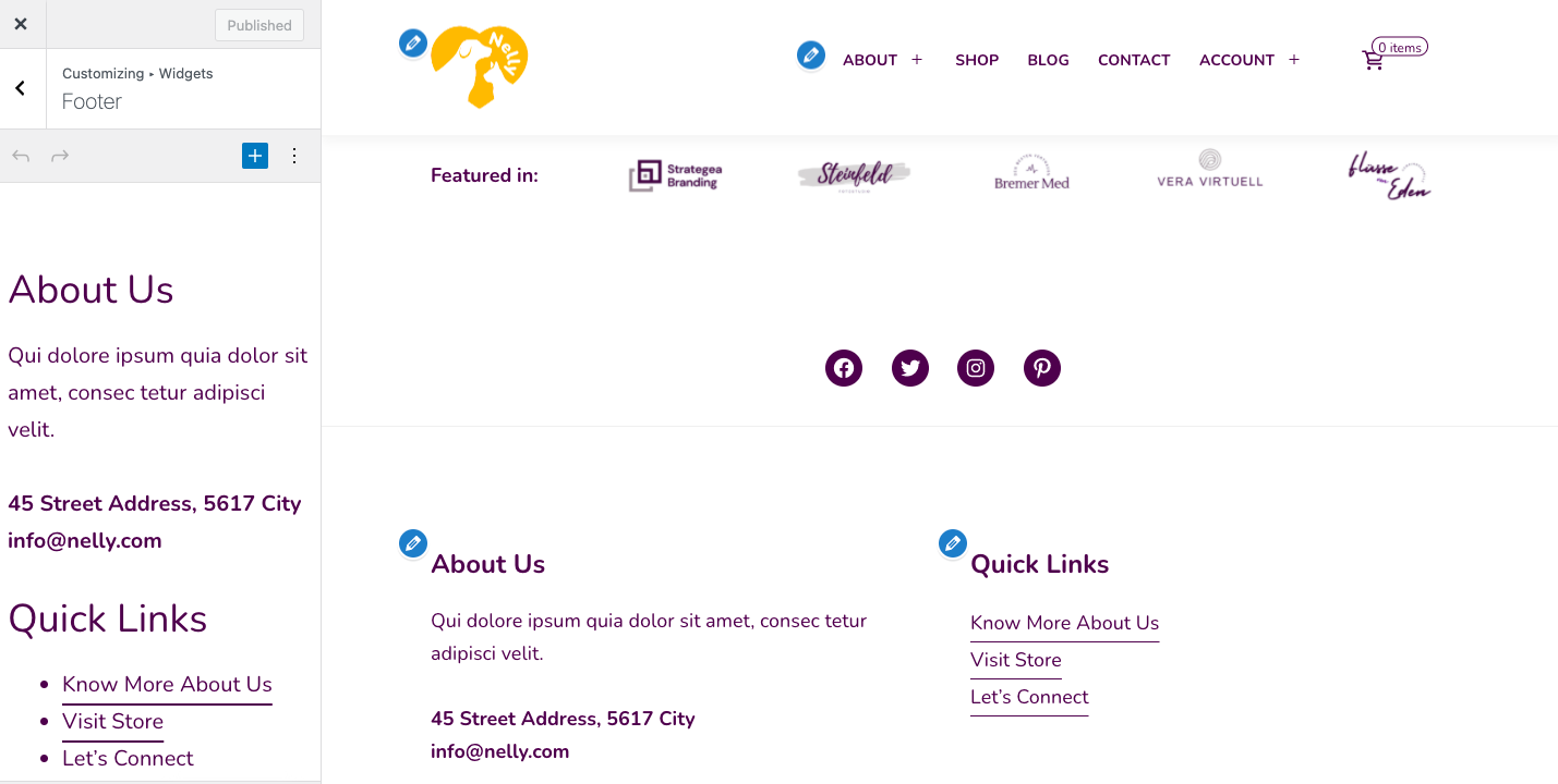 Nelly Theme Documentation - WooCommerce