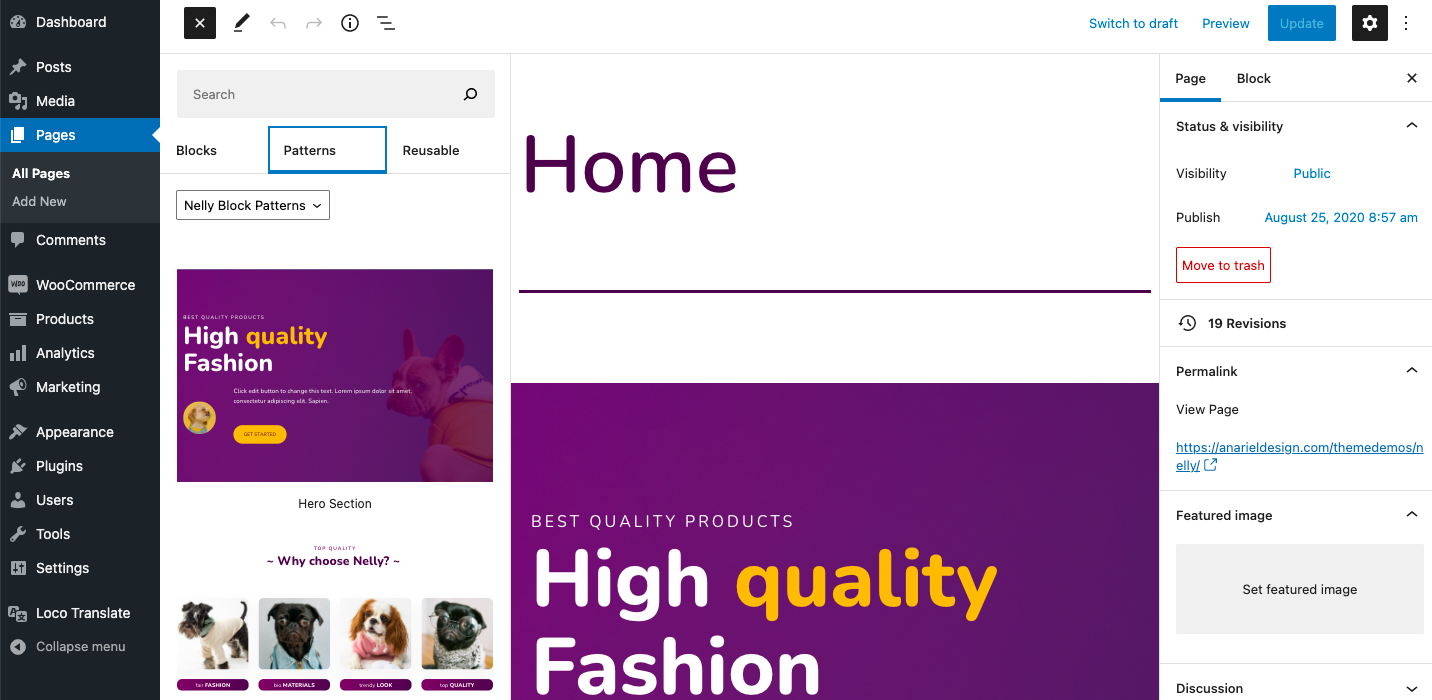 Nelly Theme Documentation - WooCommerce
