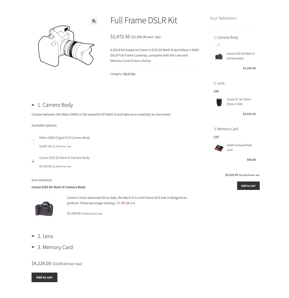 Use Case: Create Configurable Products Documentation - WooCommerce