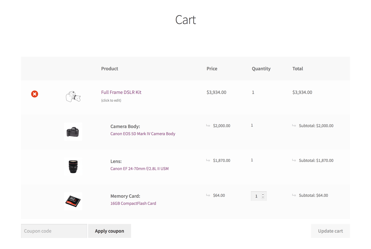 Use Case: Create Configurable Products Documentation - WooCommerce