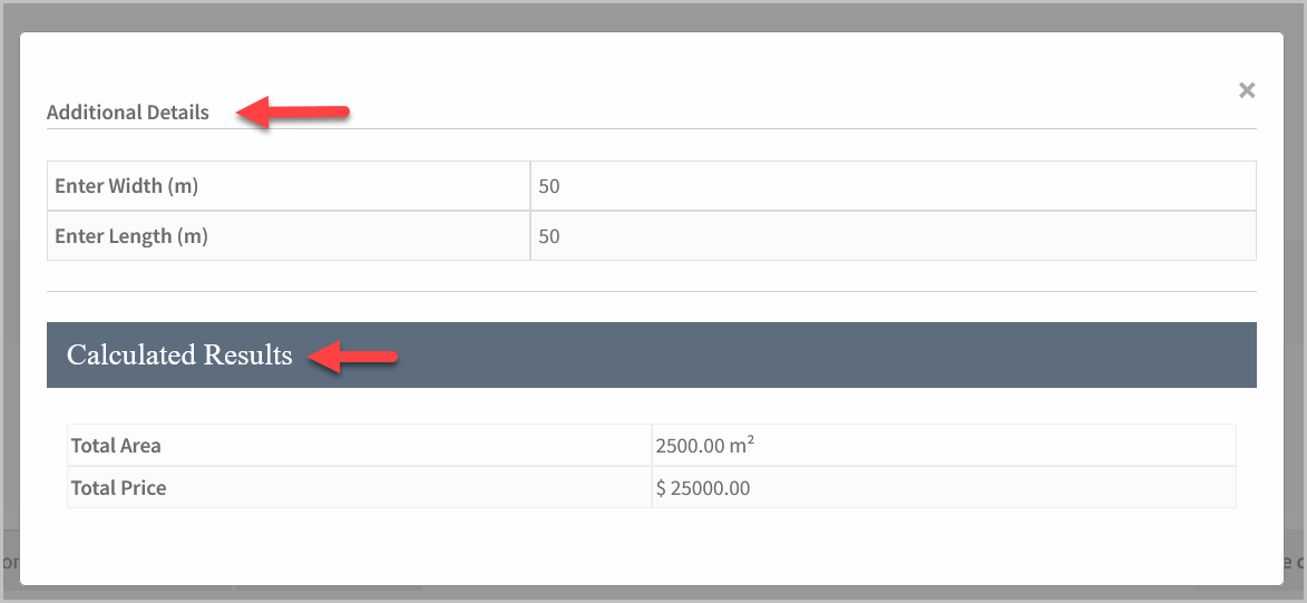 WooCommerce Price & Measurement Calculator by Formula Plugin