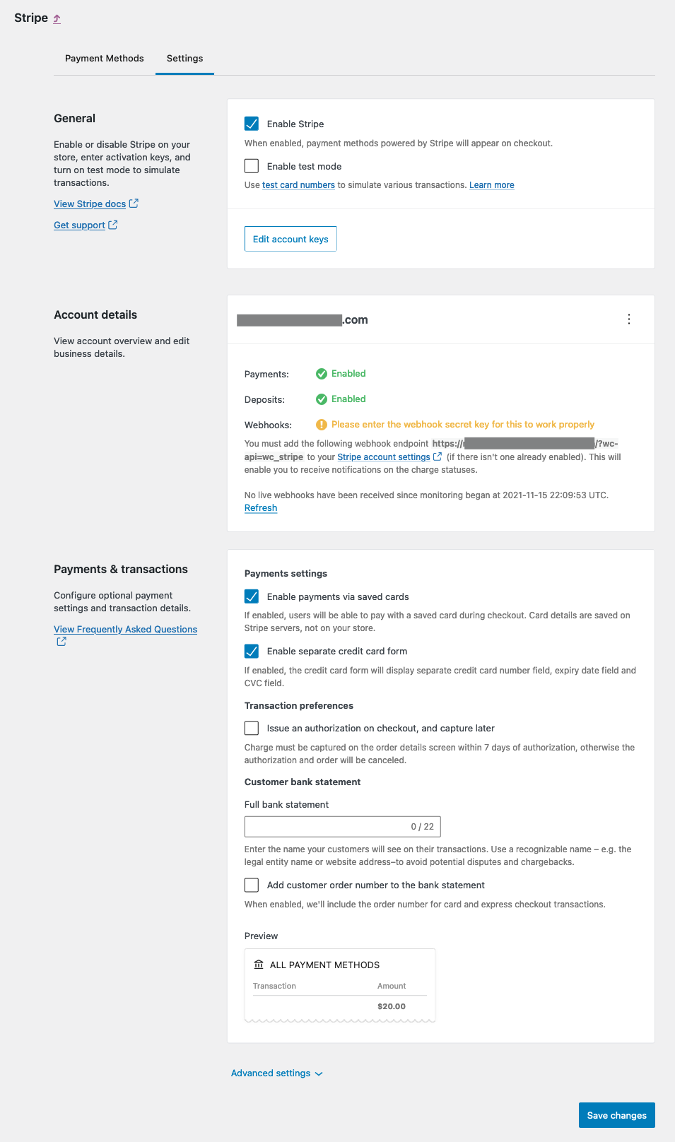 Stripe - WooCommerce