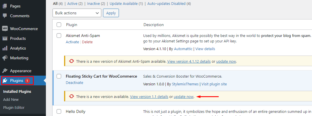 Floating Sticky Cart Documentation - WooCommerce