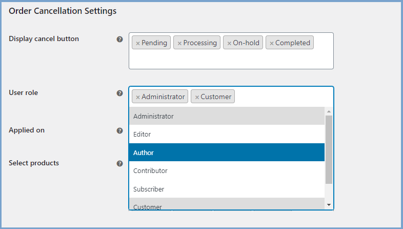 Customer Order Cancellation for WooCommerce - Woo Marketplace