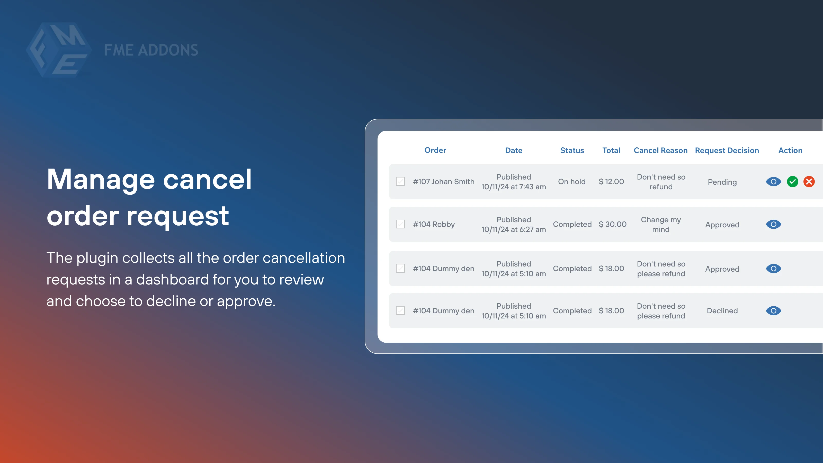 Customer Order Cancellation for WooCommerce - Woo Marketplace