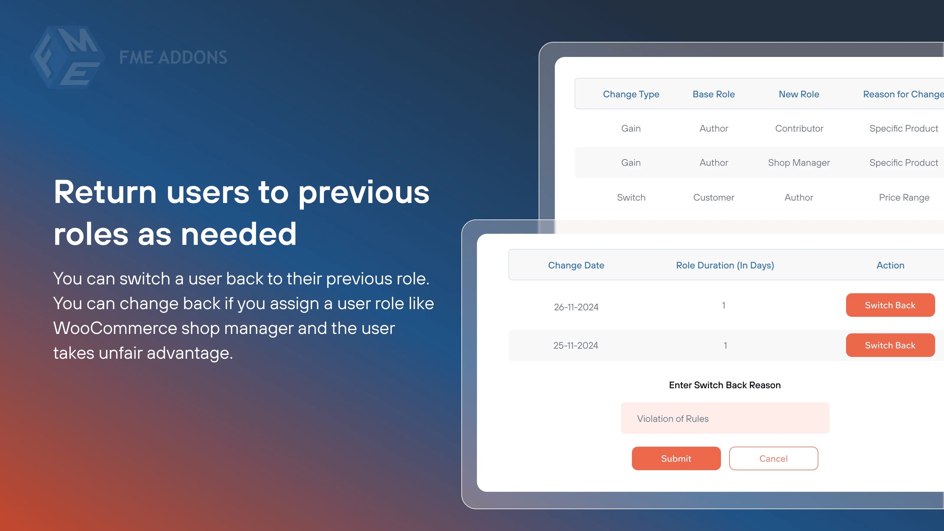 WooCommerce User Role Editor - Add, Assign, and Switch roles