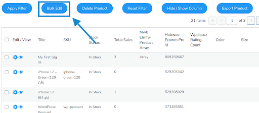 Product Bulk Editor for WooCommerce Guide | WP Swings