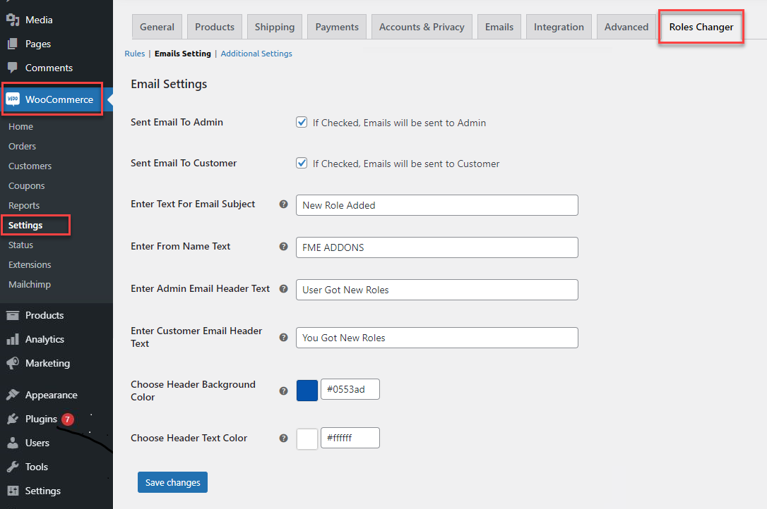 WooCommerce User Roles Plugin
