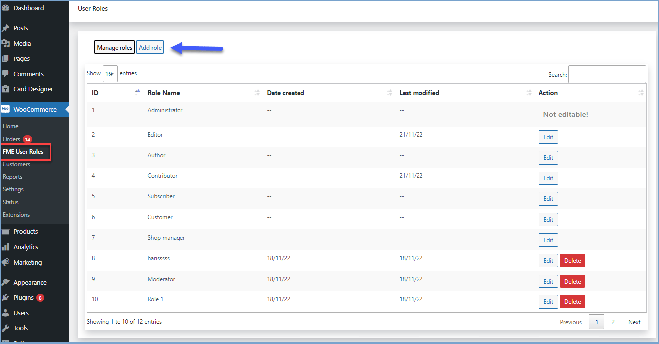 Woocommerce User Role Editor Add Assign And Switch Roles