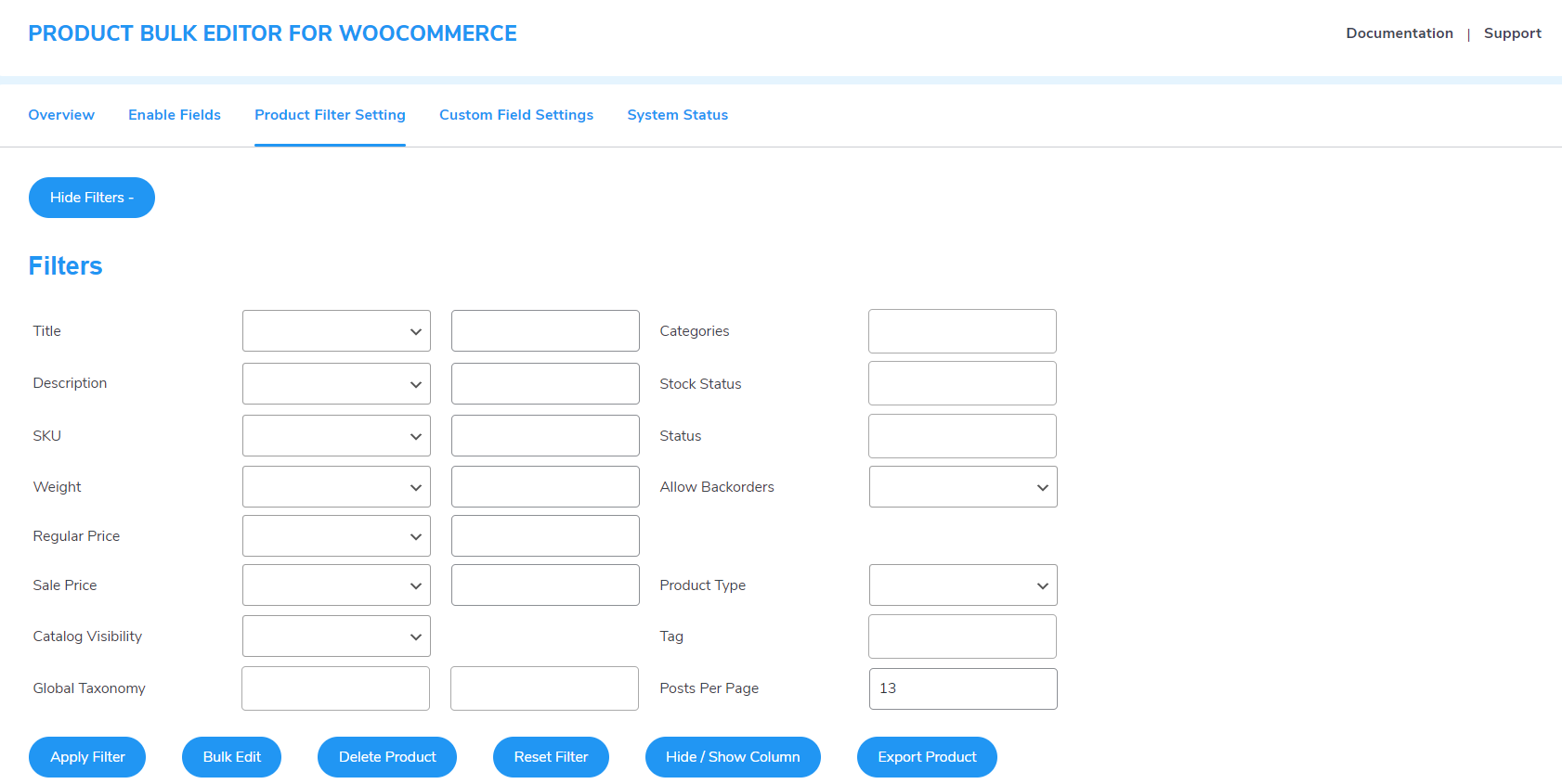 Product Bulk Editor for WooCommerce | WP Swings