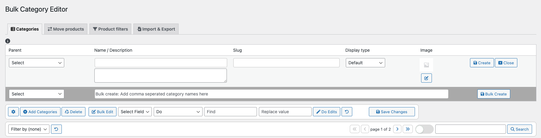 Bulk Category Editor for WooCommerce Documentation - WooCommerce