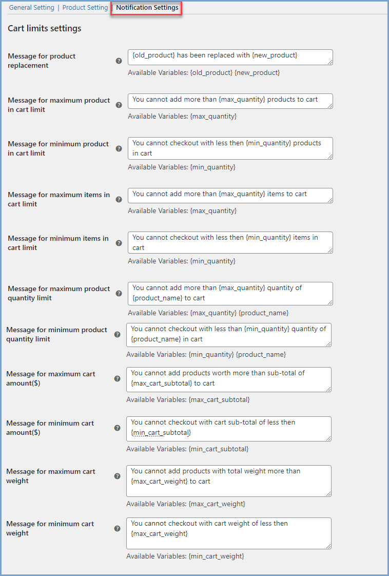 Cart Limits for WooCommerce - Limit quantity per product