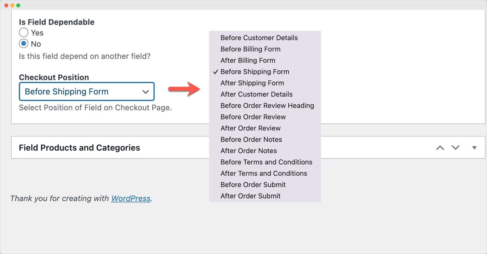 Woocommerce Custom Checkout Fields Editor And Manager