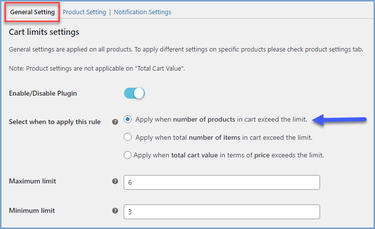 Cart Limits for WooCommerce - Limit quantity per product