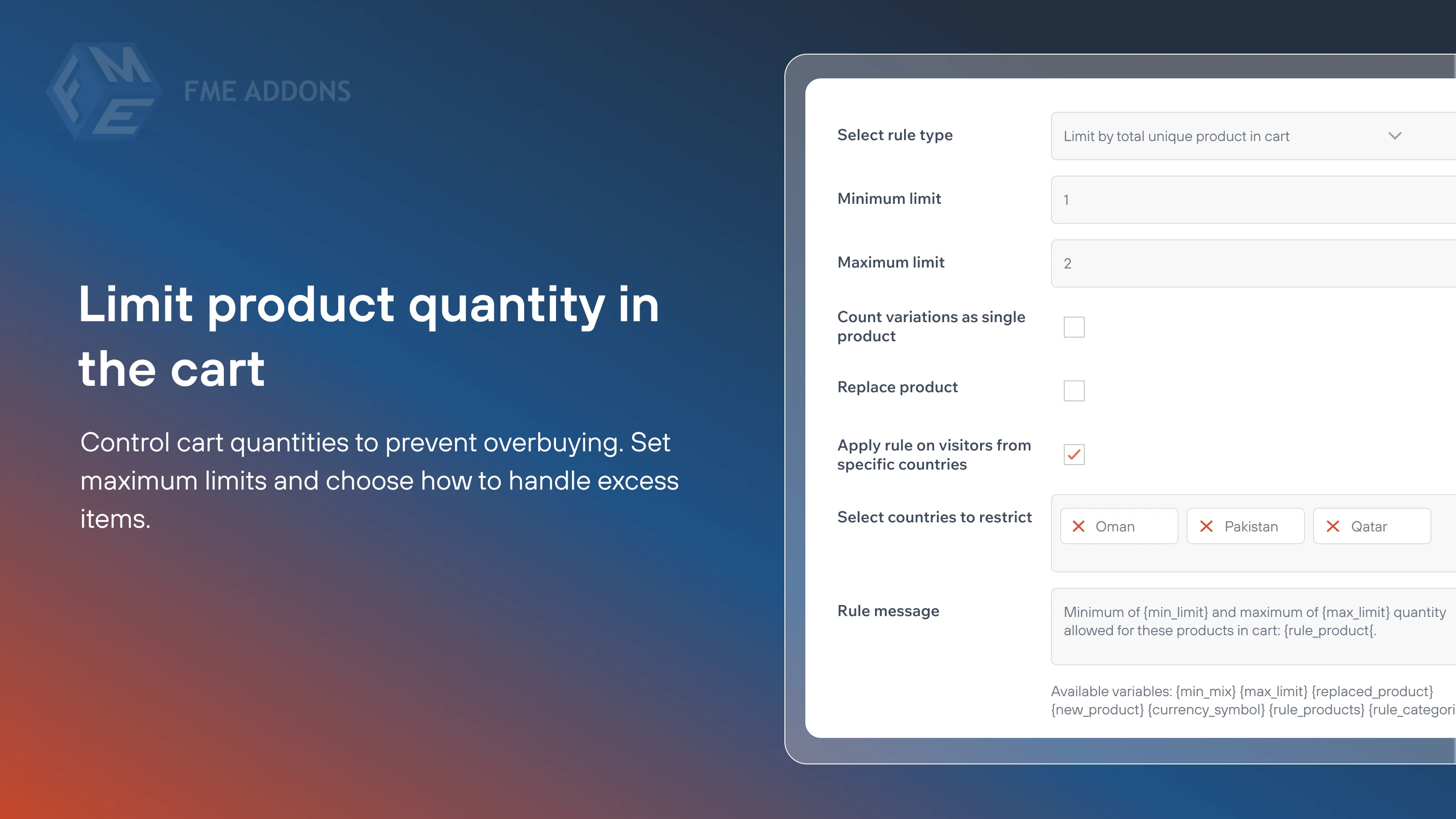 Cart Limits for WooCommerce - WooCommerce Marketplace
