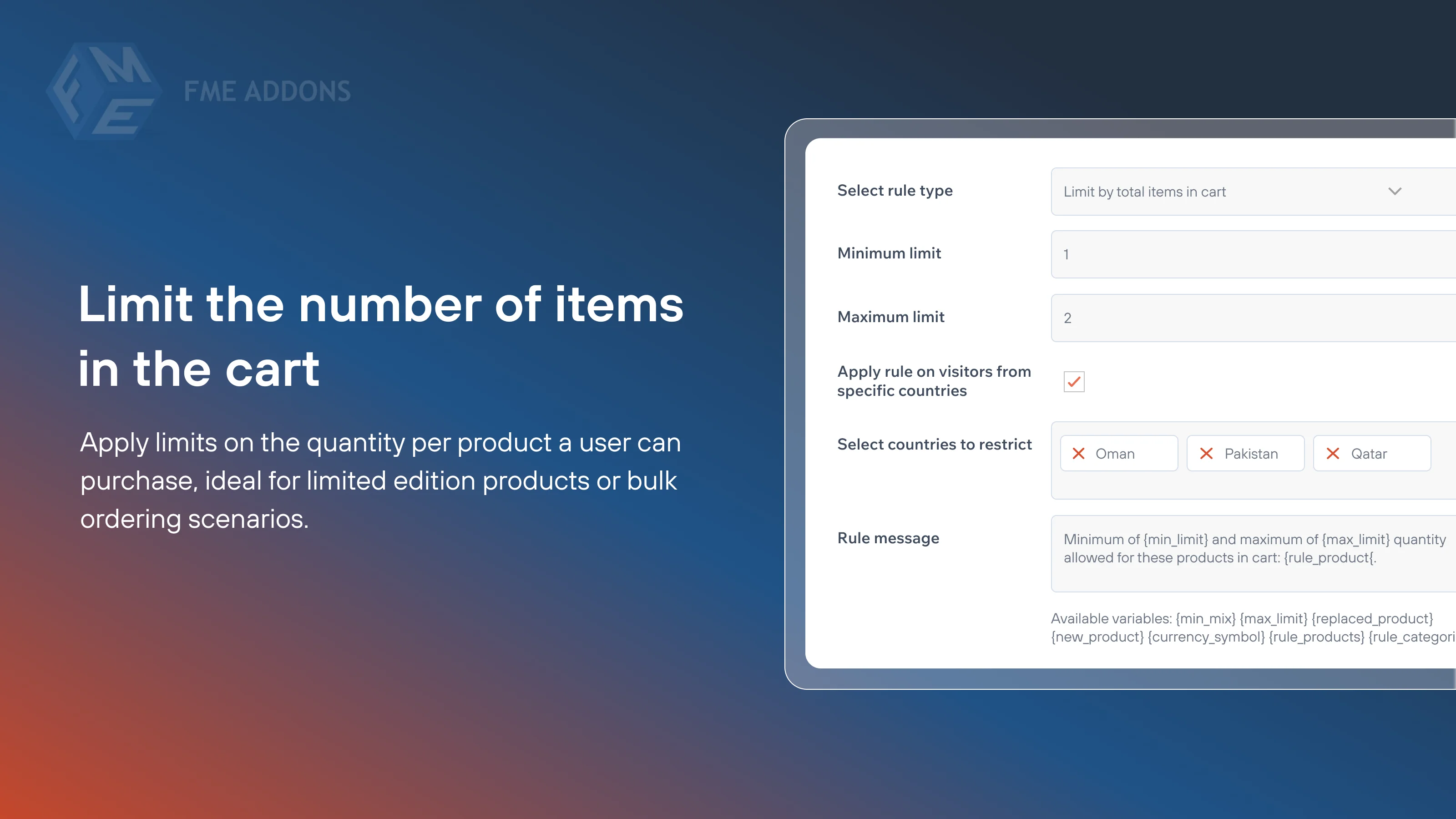 Cart Limits For Woocommerce Woocommerce Marketplace