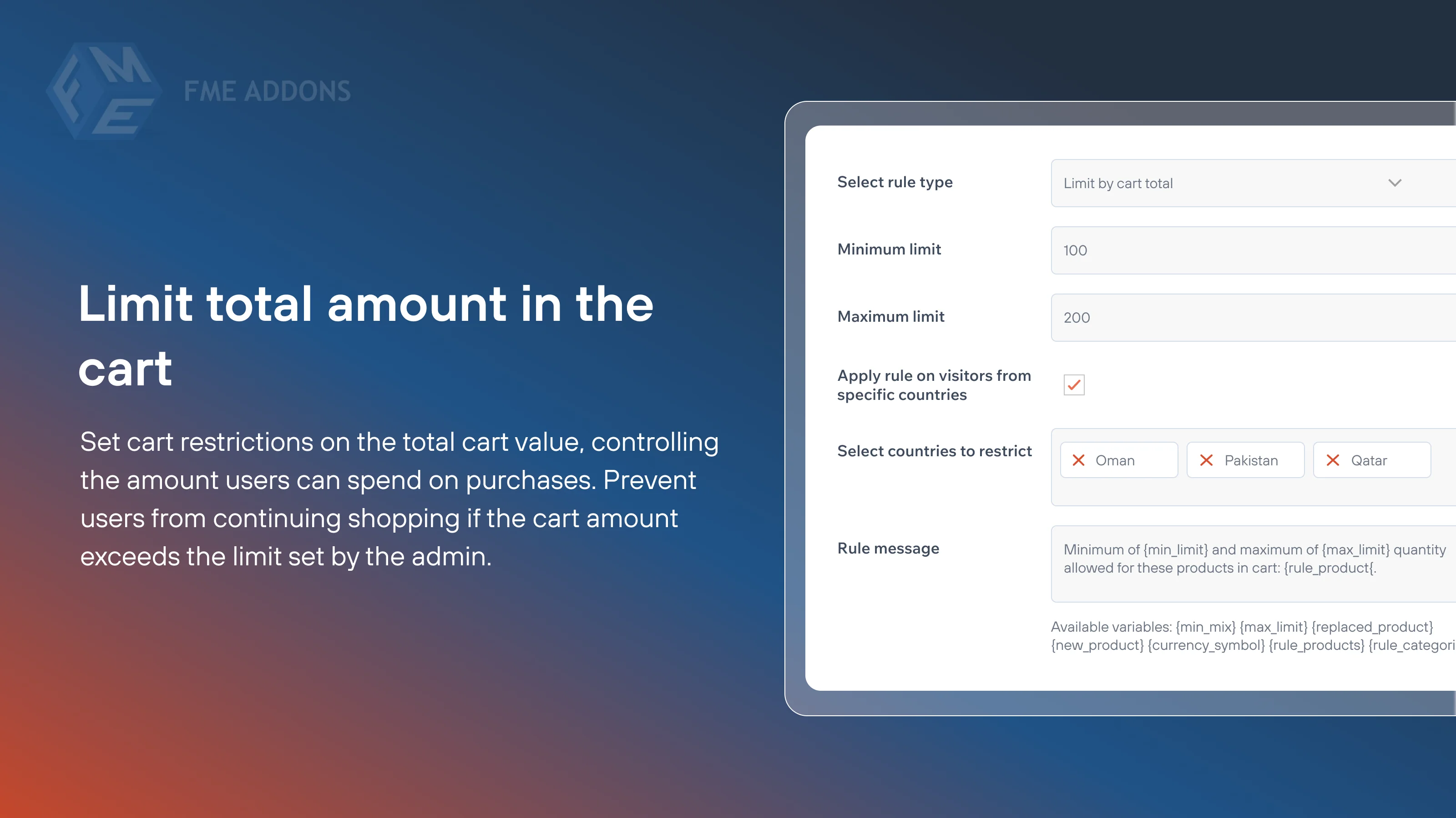 Cart Limits for WooCommerce - WooCommerce Marketplace