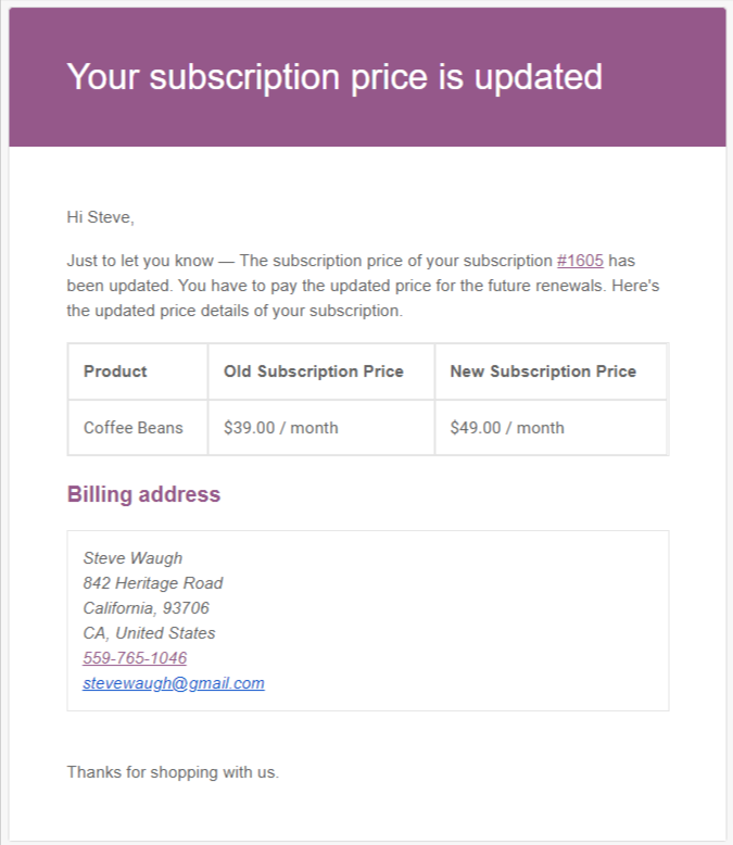 Bulk Updater for WooCommerce Subscriptions - WooCommerce