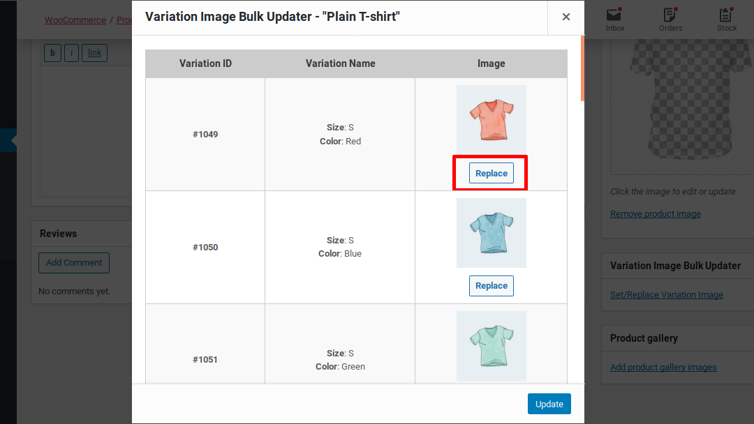 Variation Image Bulk Updater for WooCommerce