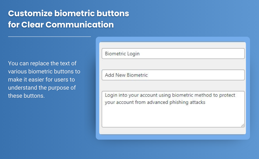 Biometric Login for WooCommerce | Biometric Authentication
