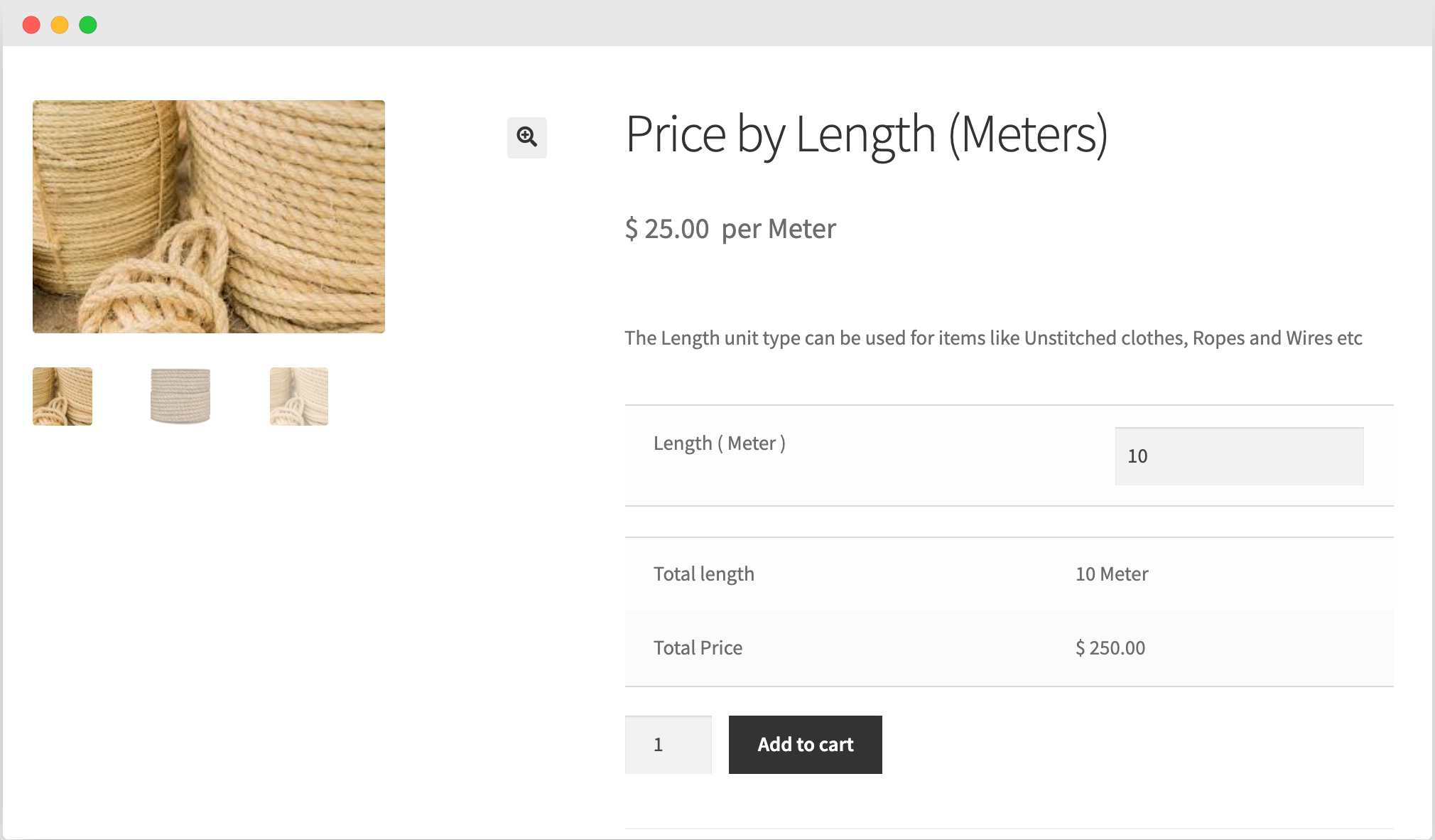 Price Calculator for WooCommerce - Measurement Based Pricing