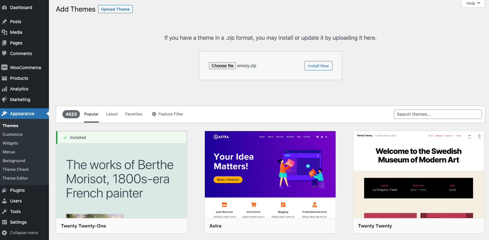 Emoly Theme Documentation - WooCommerce