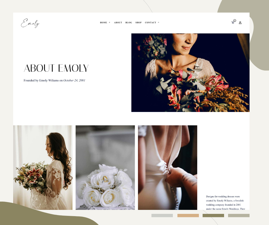 Emoly - Wedding Fashion WooCommerce Theme