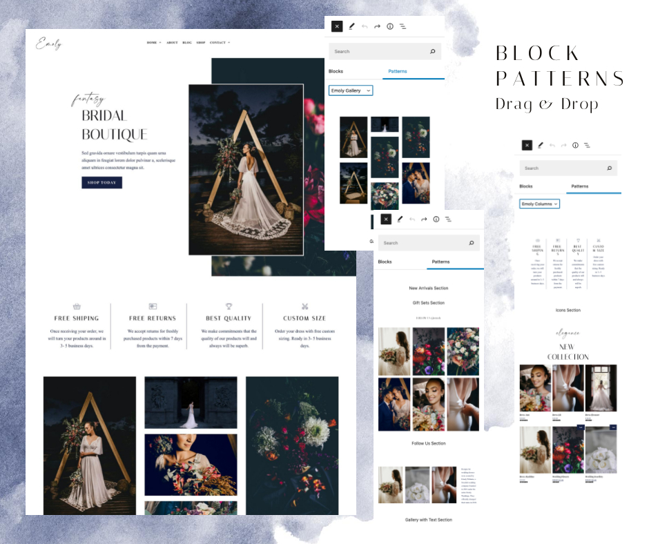 Emoly - Wedding Fashion WooCommerce Theme