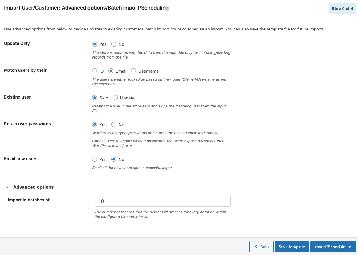 Import and Export of WooCommerce Users - WooCommerce