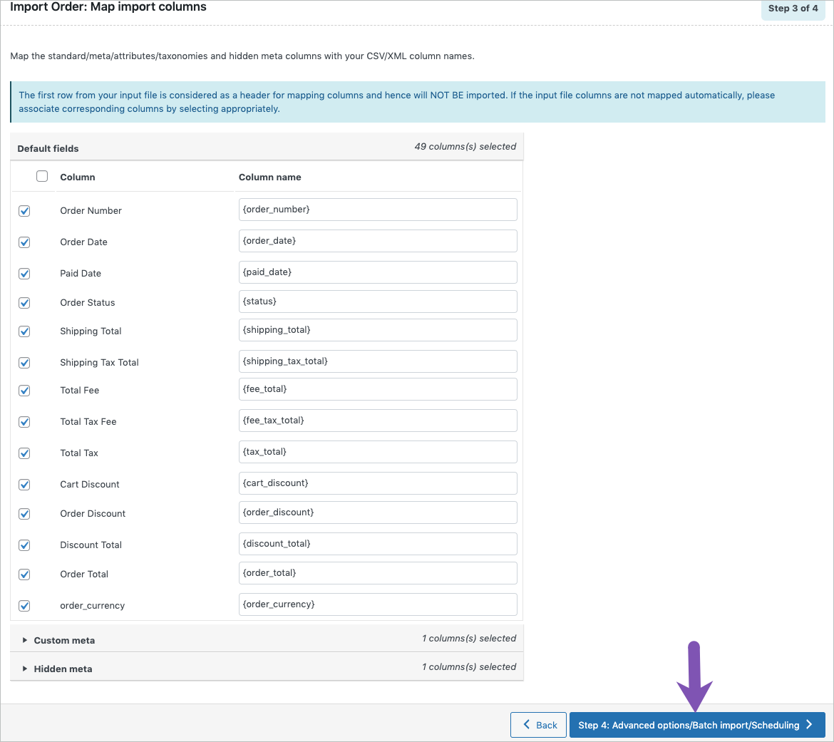 Import And Export Of Woocommerce Orders Documentation Woocommerce