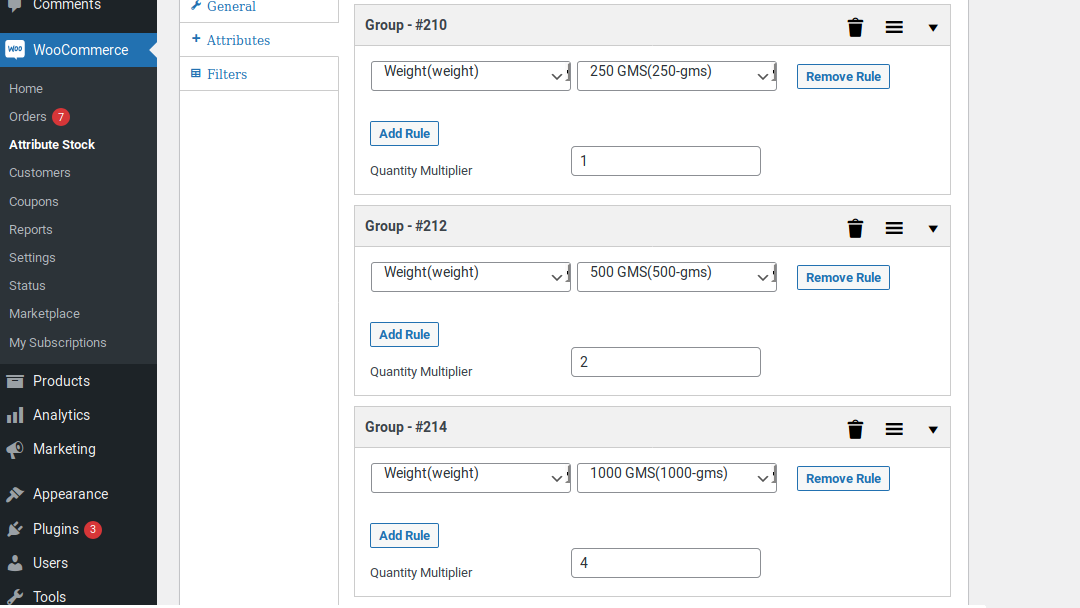 Attribute Stock Manager - WooCommerce Marketplace
