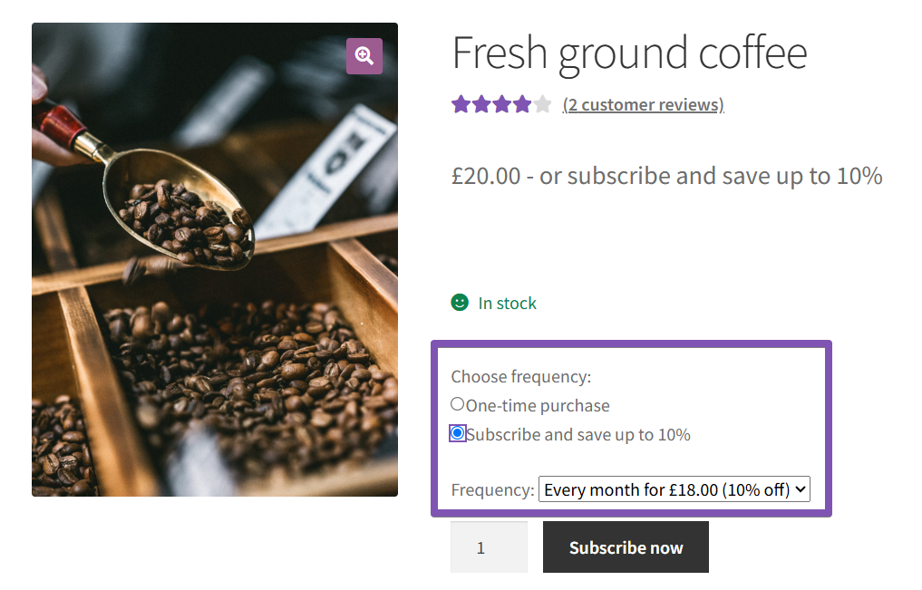 Buy Once or Subscribe for WooCommerce Subscriptions - WooCommerce ...