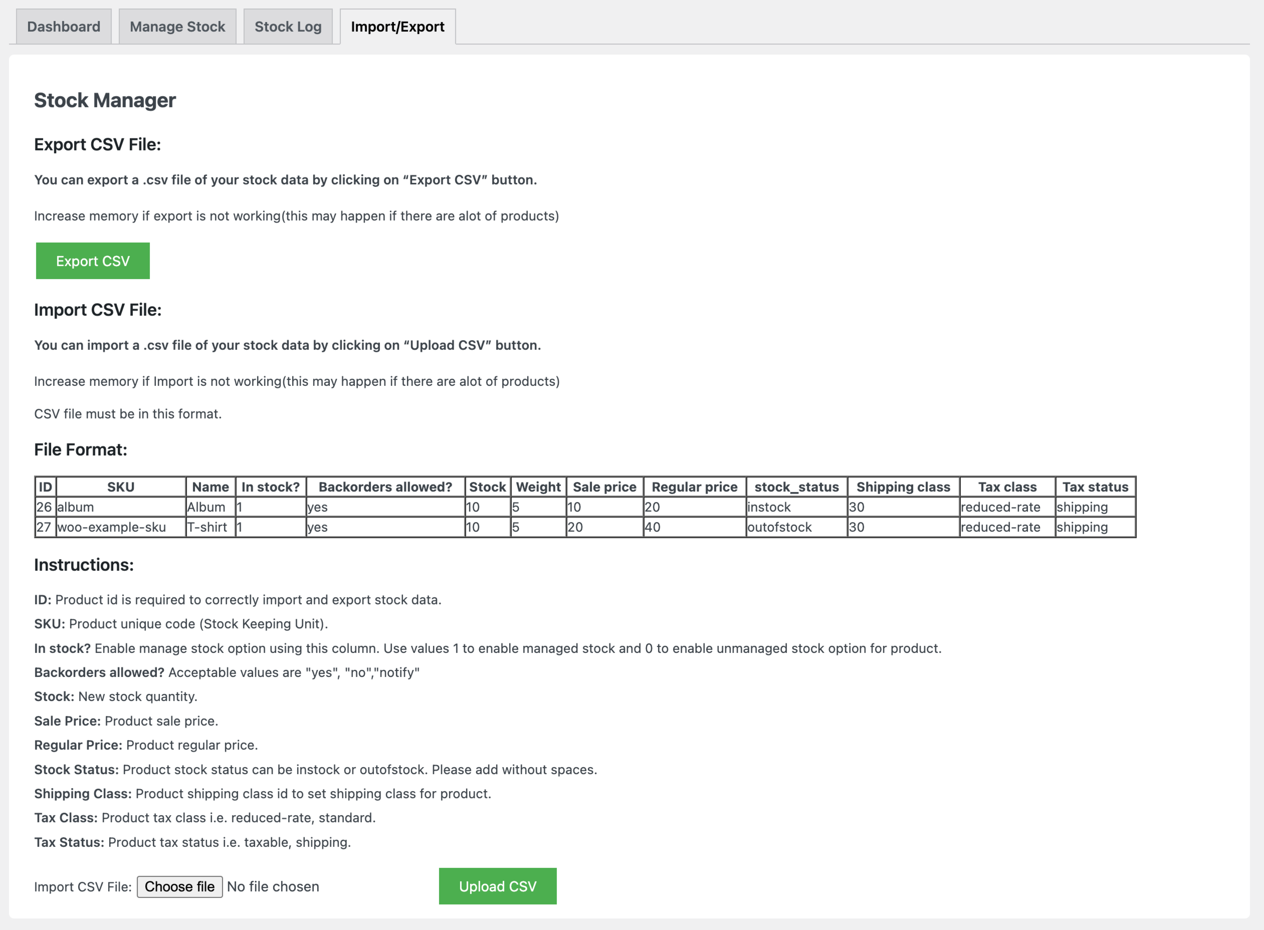 WooCommerce Stock Manager - Bulk Inventory Management