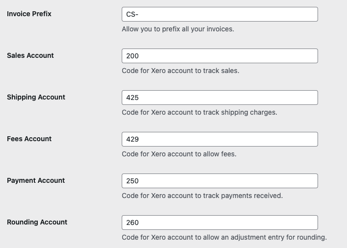 Xero Documentation - WooCommerce