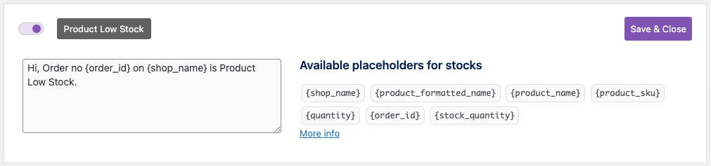SMS Customer Notifications For WooCommerce Documentation - WooCommerce