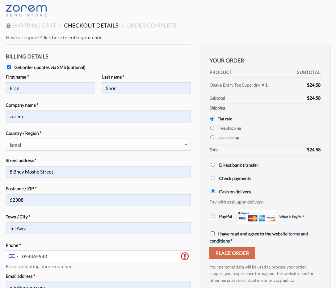 SMS Customer Notifications For WooCommerce Documentation - WooCommerce