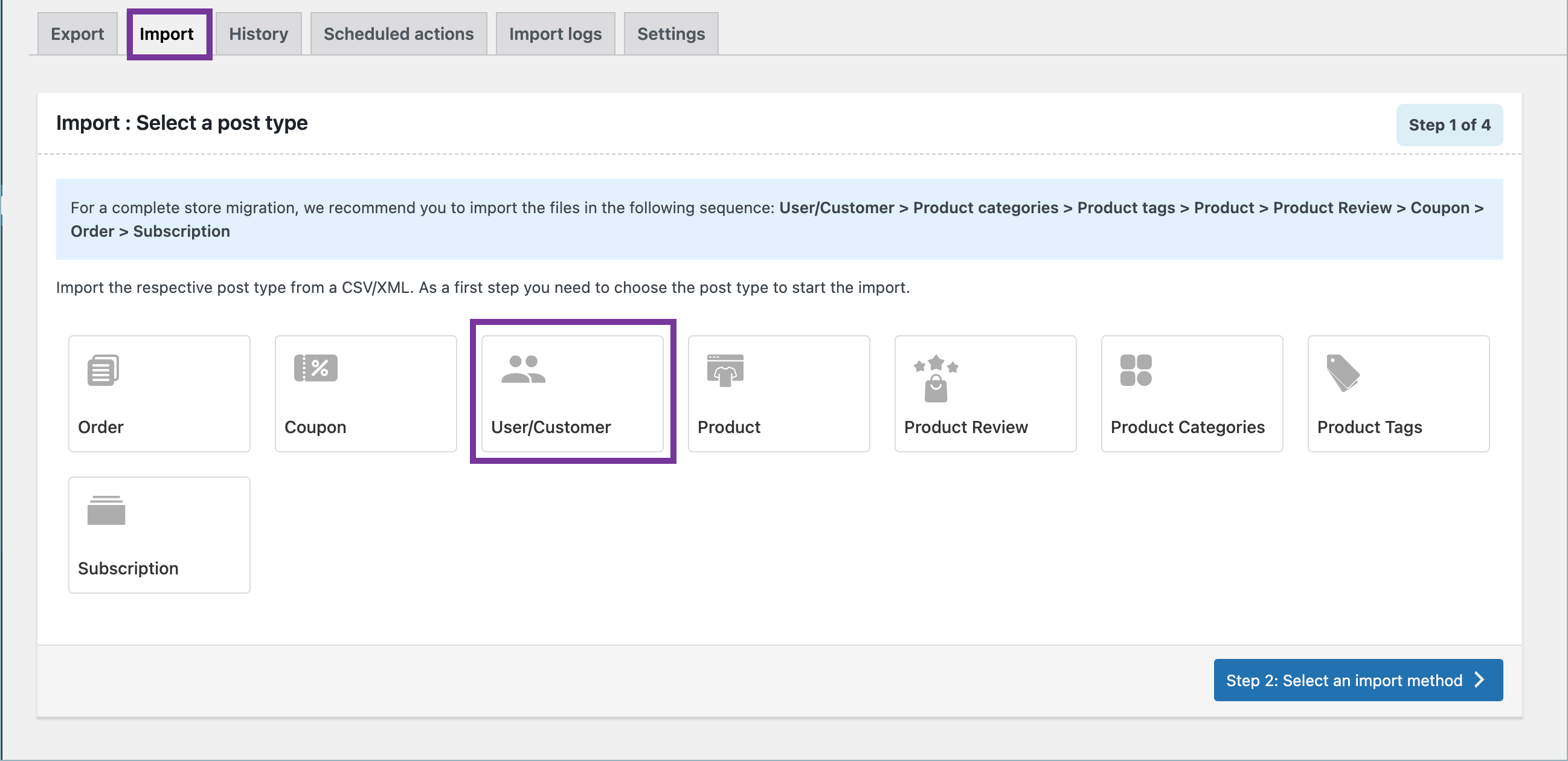 Import And Export Of Woocommerce Users Documentation Woocommerce