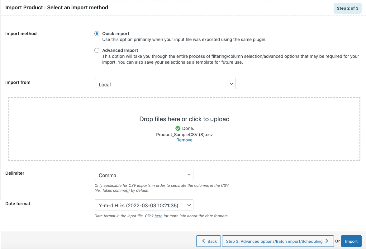 Import And Export Of Woocommerce Products Documentation Woocommerce