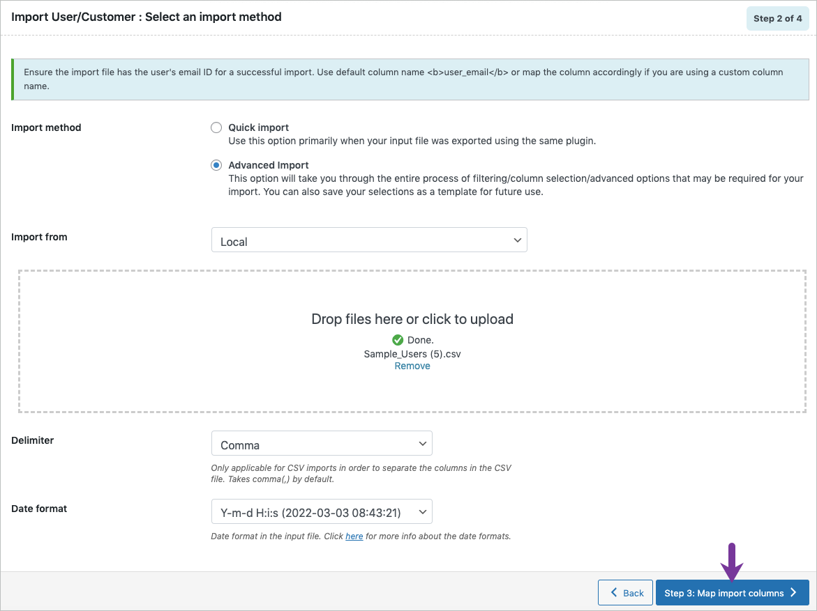 Import and Export of WooCommerce Users Documentation - WooCommerce