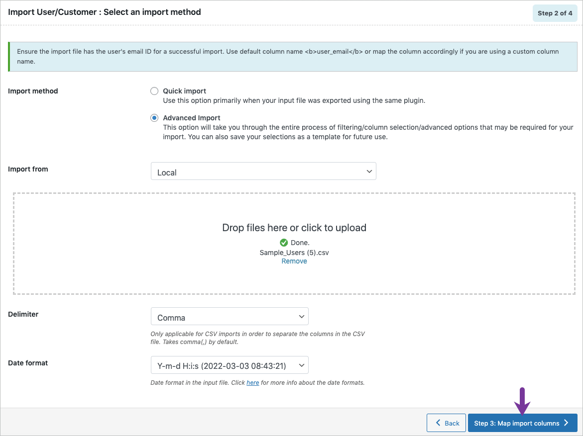 Import and Export of WooCommerce Users Documentation - WooCommerce