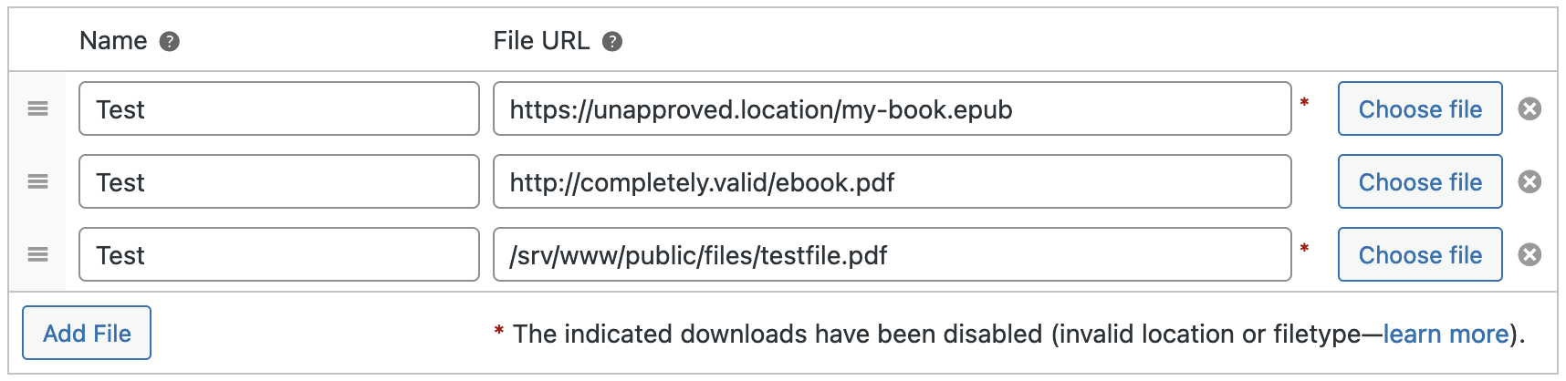 Approved Download Directories - WooCommerce