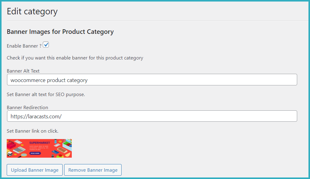 Banner Images for WooCommerce Documentation - WooCommerce